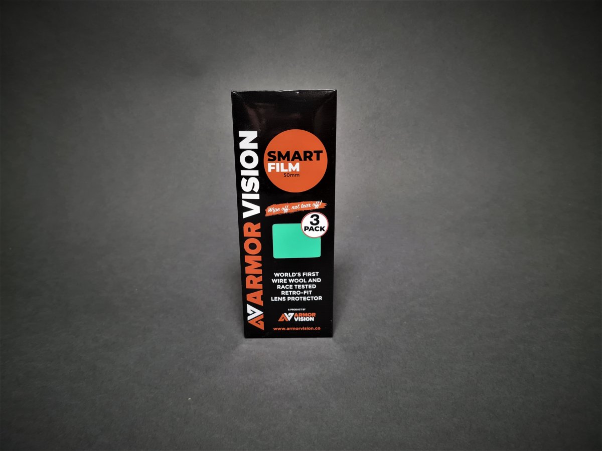 Armor Vision SmartFilm™ 50mm 3-PACK - Brilletilbehør - Easy Racing